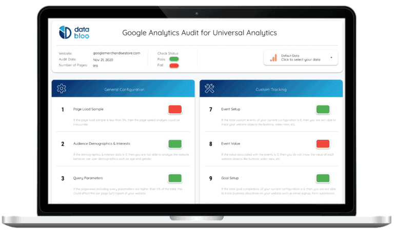Free Google Analytics Audit - Data Bloo